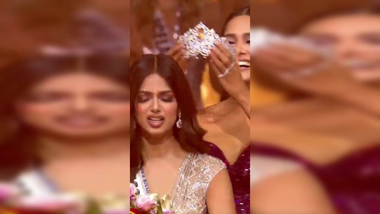 After 21 years..., Stunning pics of Miss Universe 2021 Harnaaz Sandhu ...