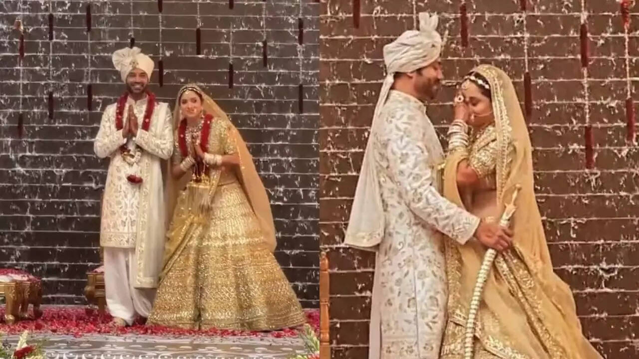 Ankita Lokhande breaks down upon seeing groom Vicky Jain at the mandap ...