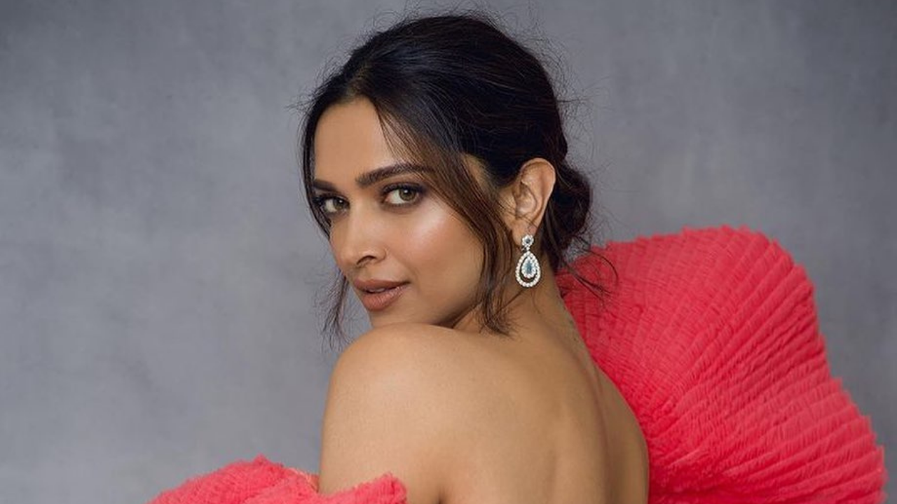Deepika Padukone stuns in neon pink gown with dramatic sleeves at 83 ...