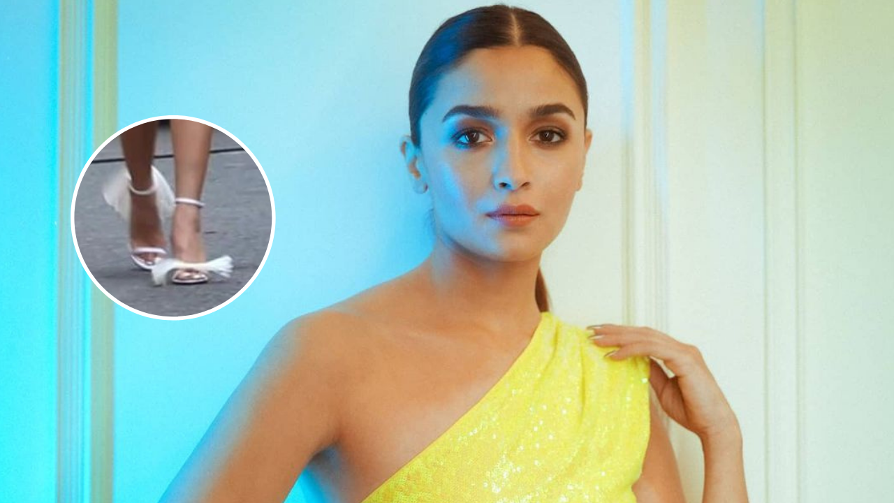 Alia Bhatt steps out in style to promote RRR; flaunts stylish heeled ...