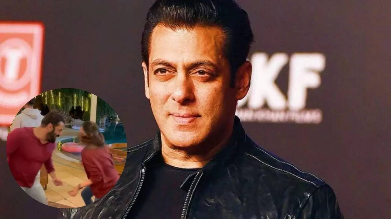 Salman Khan dances happily with Genelia D'Souza in UNSEEN video and it ...