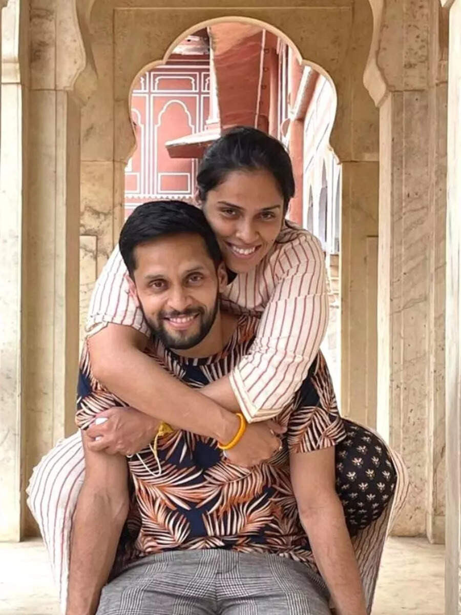 Cute pics of Saina Nehwal with hubby Parupalli Kashyap | Times Now