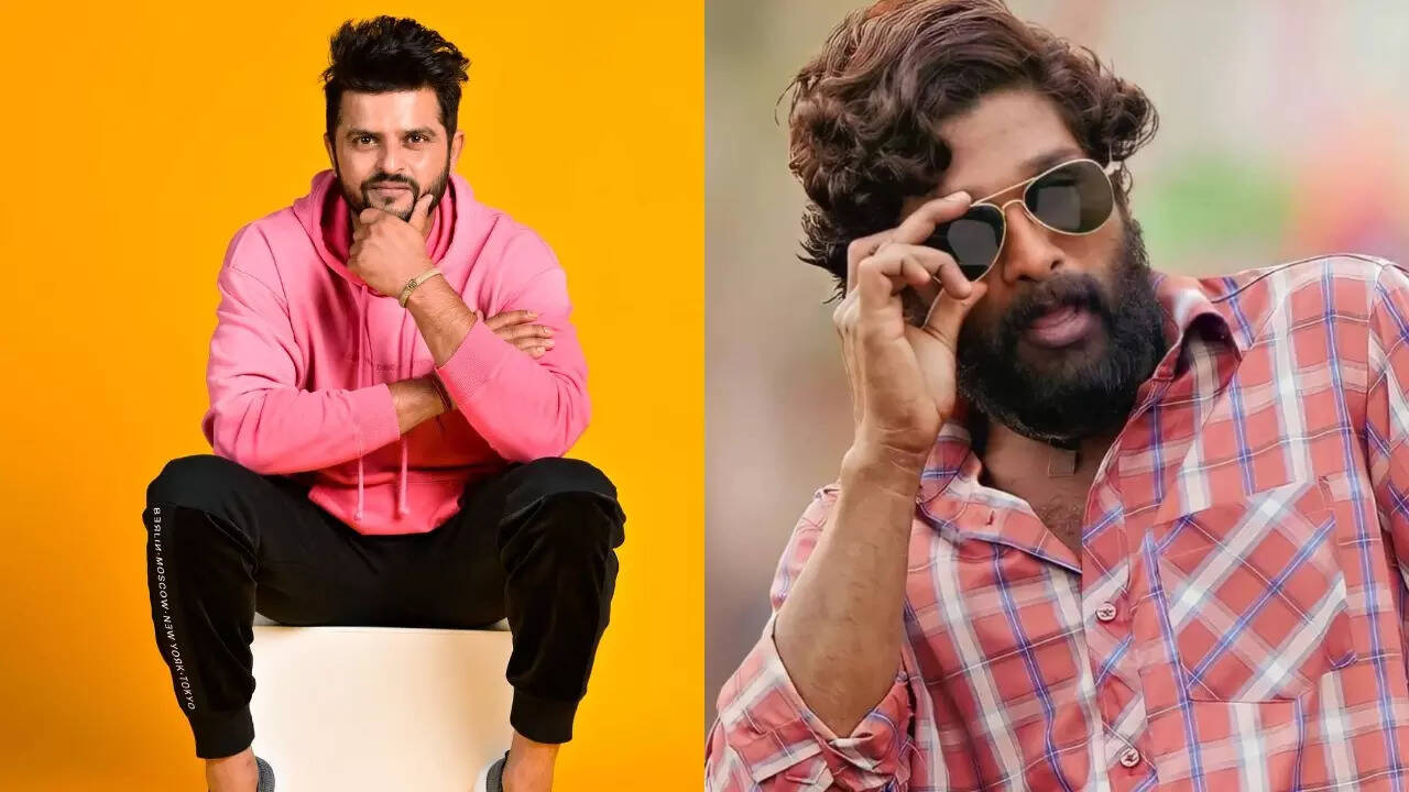 Allu Arjun: After David Warner, Suresh Raina dances to Allu Arjun's ...