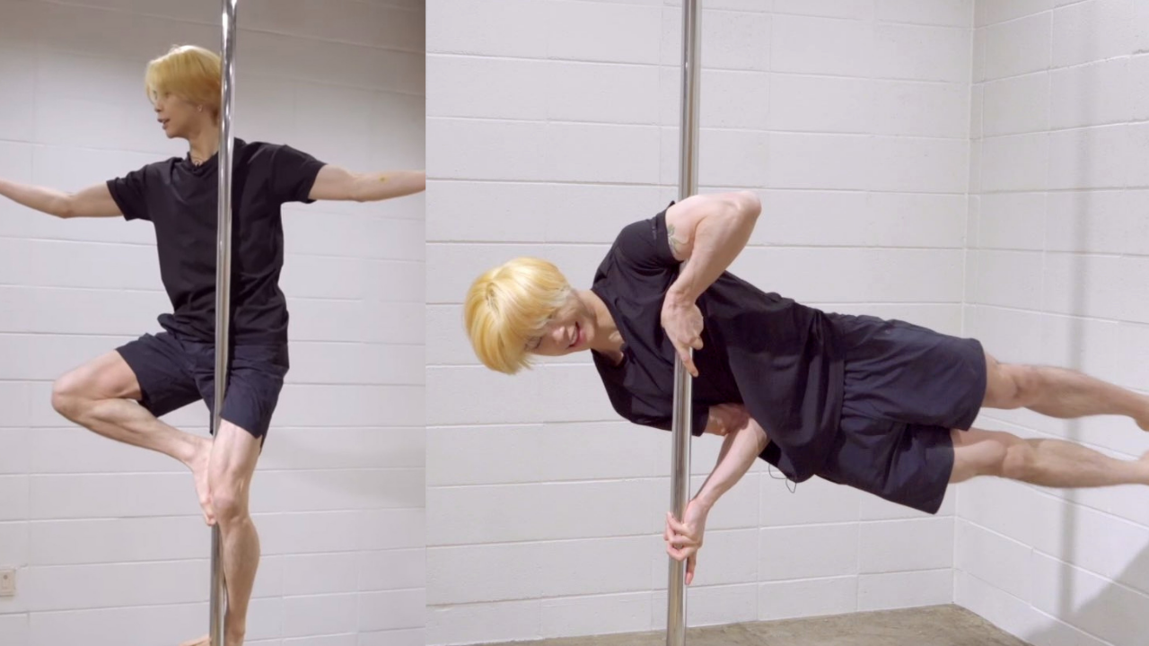 NCTzens can't help but go 'Say What' as Johnny shows off some neat pole ...