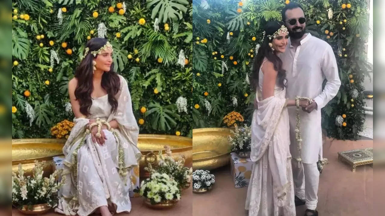 Karishma Tanna and Varun Bangera's haldi function begins; actress looks ...