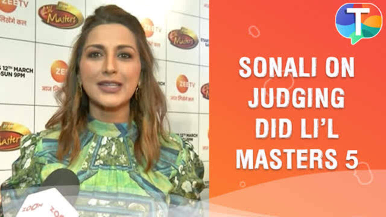 Sonali Bendre on her judging swag for the reality show DID Li'l Masters 5, Telly Talk News | Zoom TV
