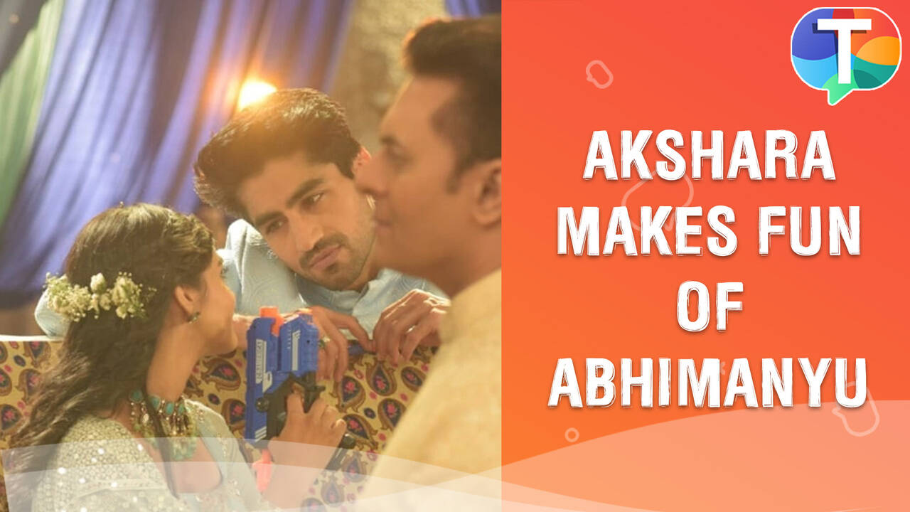 Akshara makes FUN of Abhimanyu after he loses a game during Tilak | Yeh ...