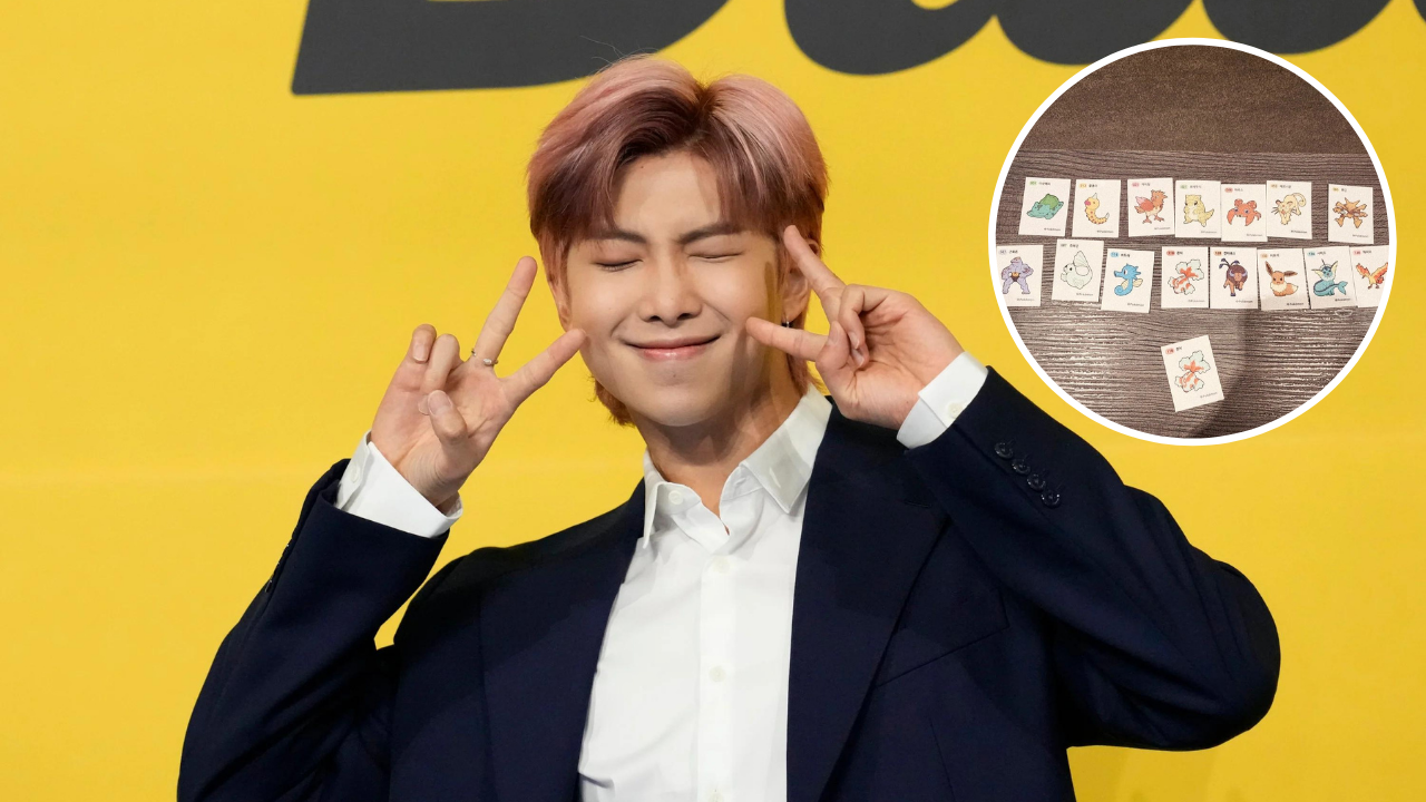 Pokemon is some serious business for RM as the BTS' resident nerd shows ...