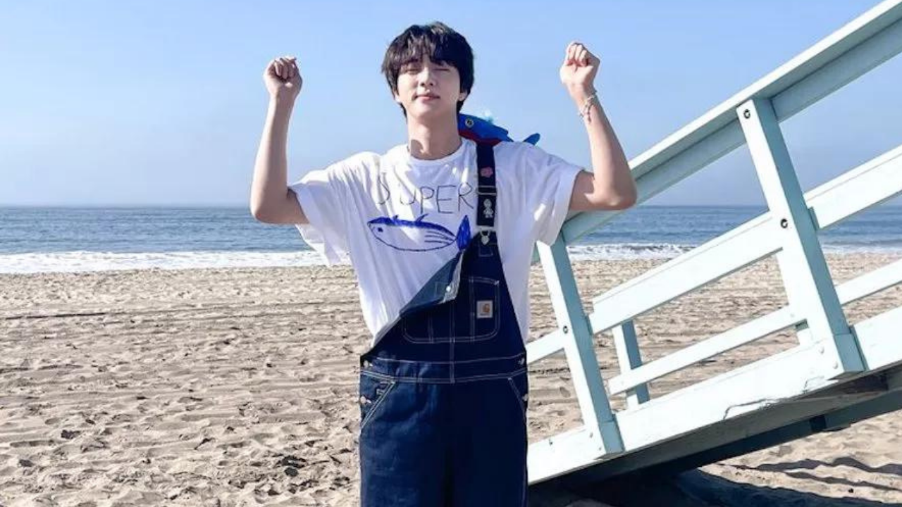 Jin's creativity flows while fishing! BTS singer whipped out viral ...