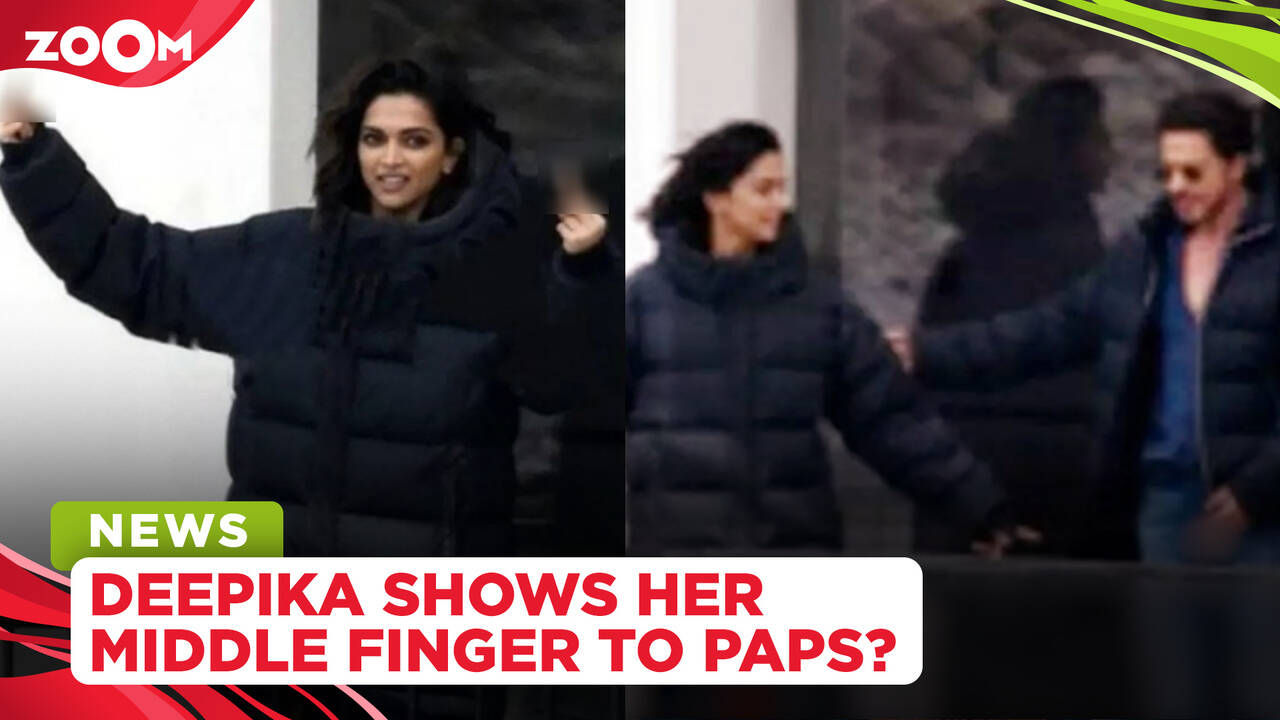 Is Deepika Padukone ANGRY at paparazzi? Actress flashes middle finger ...