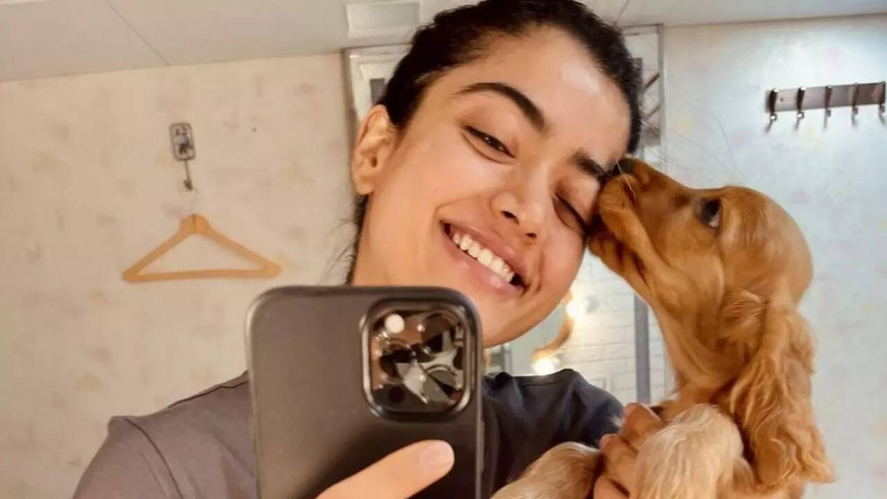 Rashmika Mandanna shares unimaginably paw-dorable video of her pup and ...