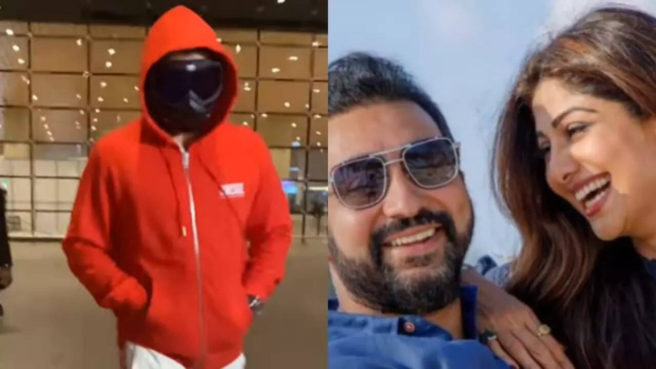 Raj Kundra Raj Kundra Faces Criticism For Hiding His Face In Huge Mask Fans Say Star War