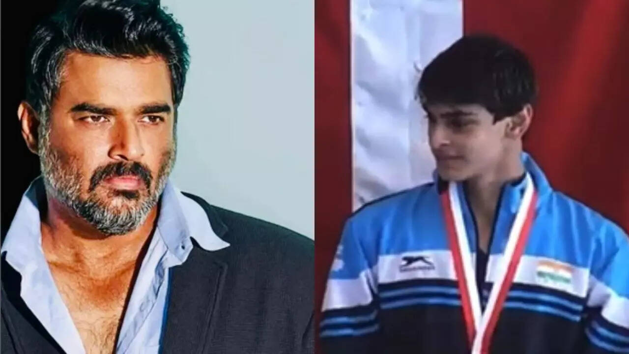 R Madhavan shares video of son Vedant winning gold medal at Danish Open ...