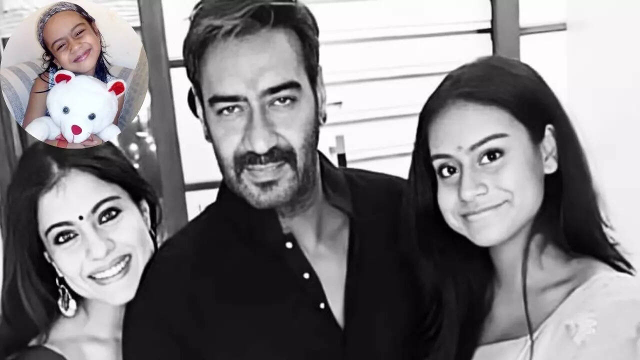 Nysa Devgn transformation: Before and after photos of Kajol and Ajay ...