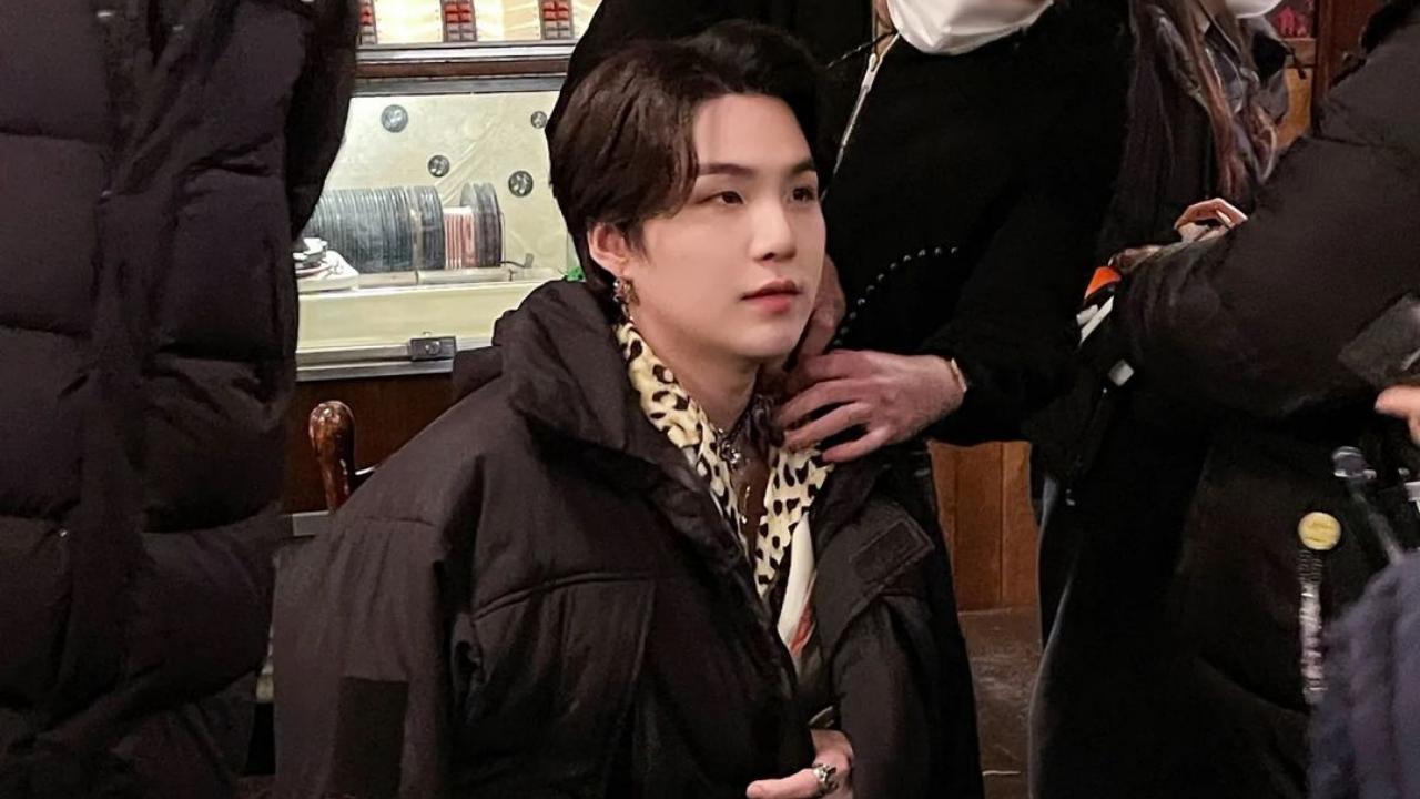 Behind the scenes with Suga; BTS rapper shares pics from sets of collab ...