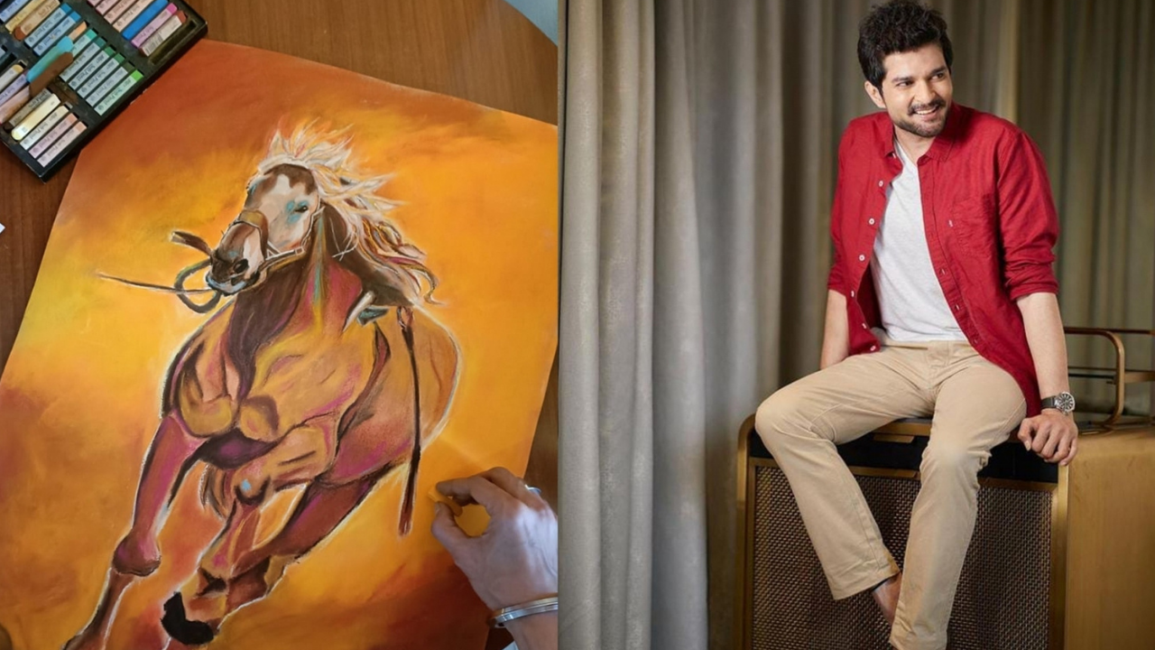 Raqesh Bapat's first painting will leave you impressed, actor dedicates ...