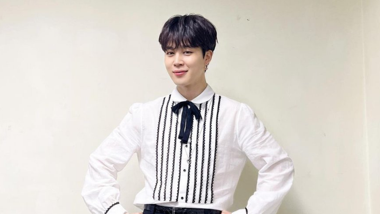 BTS' Jimin strikes his signature 'good boy' pose in pricey shirt worth ...