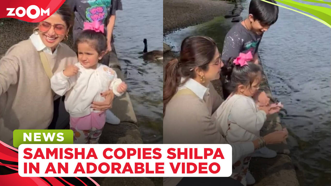 Shilpa Shetty's daughter Samisha copies her in an adorable video ...