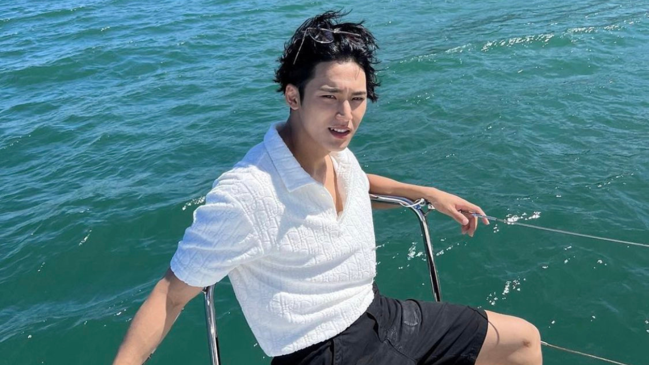 Seventeen's Kim Mingyu raises the heat with jaw-dropping vacation pics on a yacht