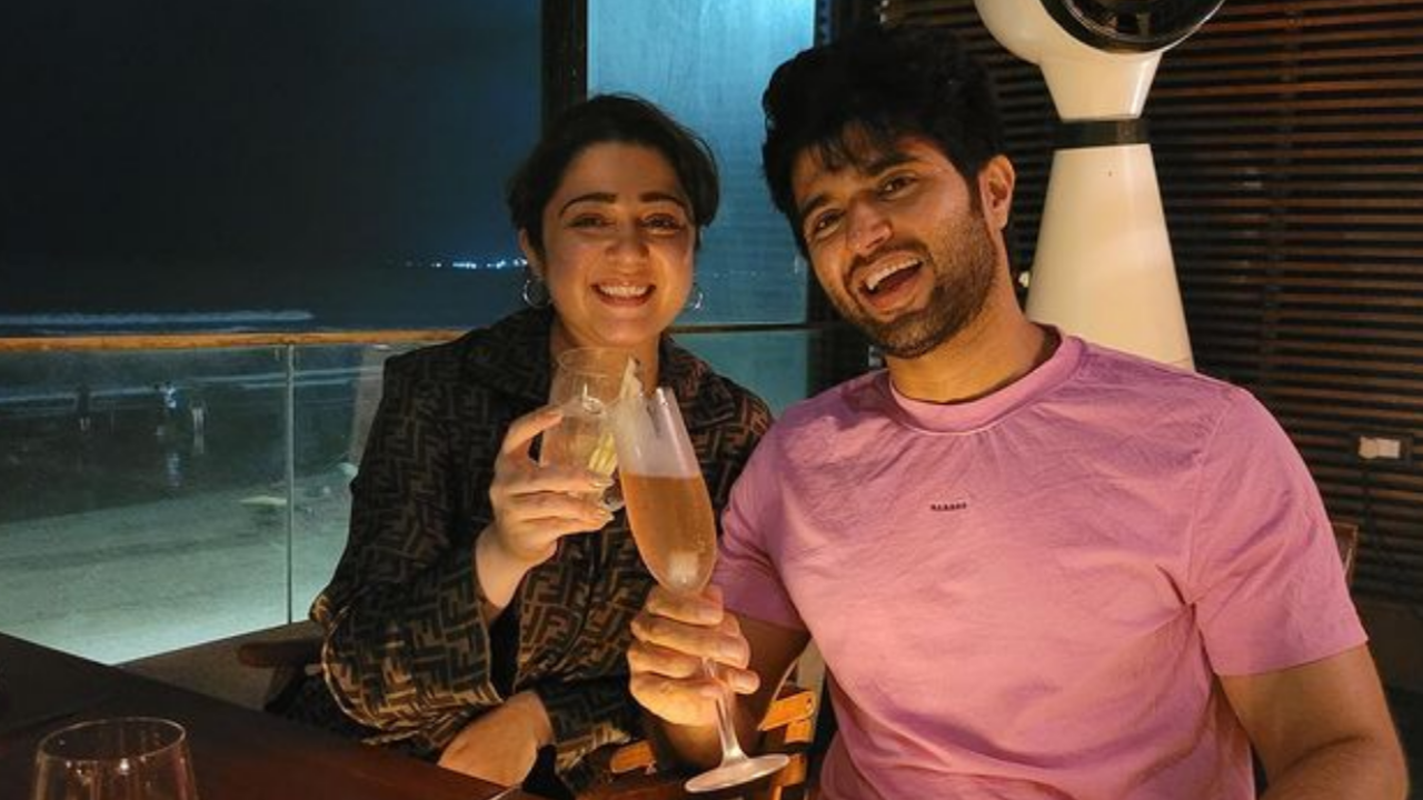 Vijay Devarakonda, Charmme Kaur are all smiles as they celebrate the ...