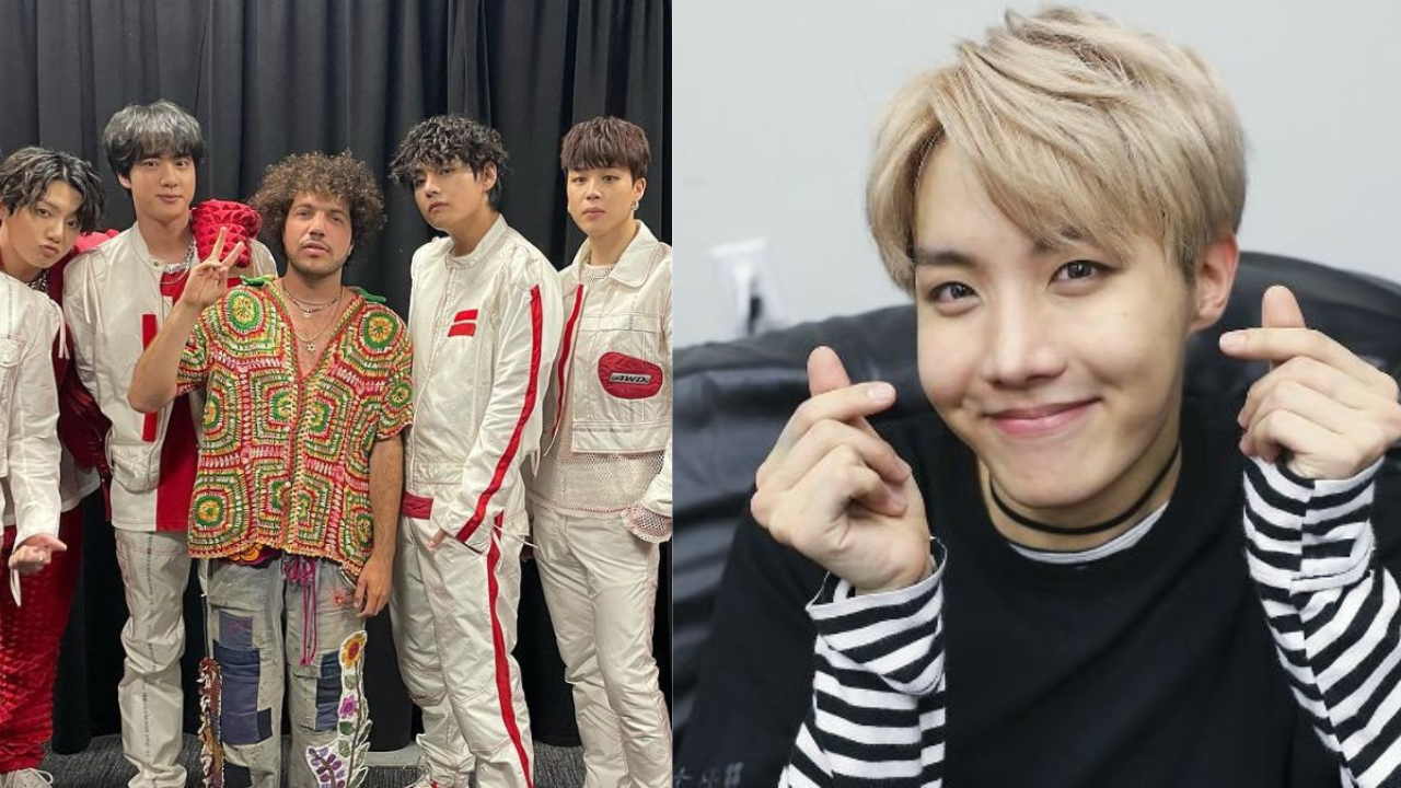J-Hope is back to his cheerleading ways as rapper flexes BTS' collab ...