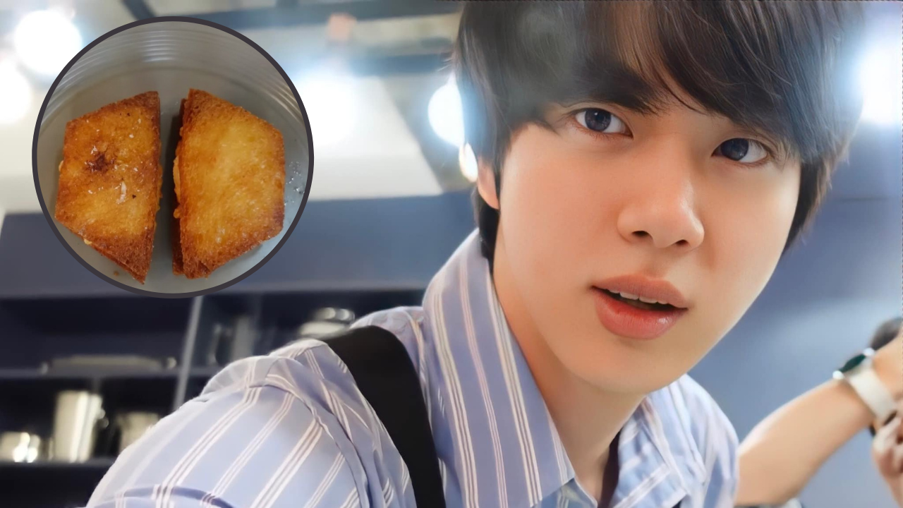 Jin gives a whole new meaning to 'fire' as he tries his hand at cooking ...