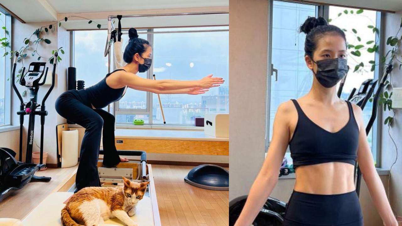 Blackpink's Jisoo shows off taunt abs at the Pilates studio and that's ...