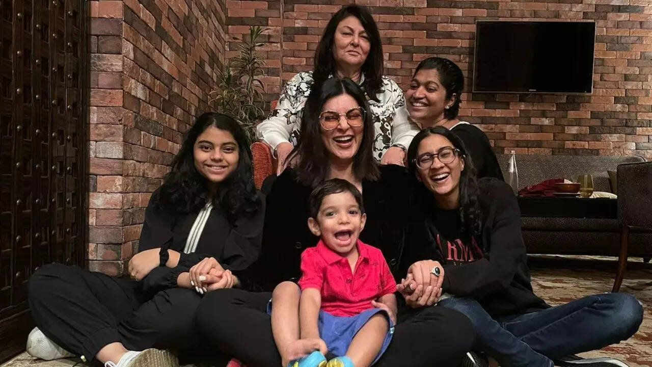 Sushmita Sen drops a happy photo to mark her 'most loving' godson's ...