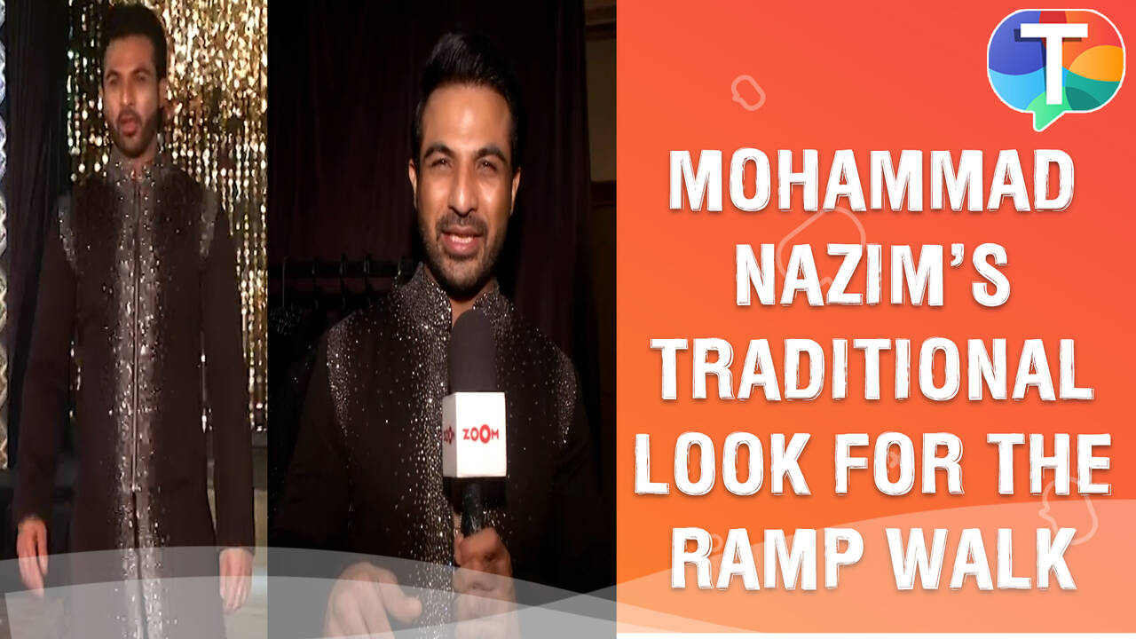 Mohammad Nazim opts for a TRADITIONAL outfit as he walks the ramp | Exclusive, Telly Talk News ...