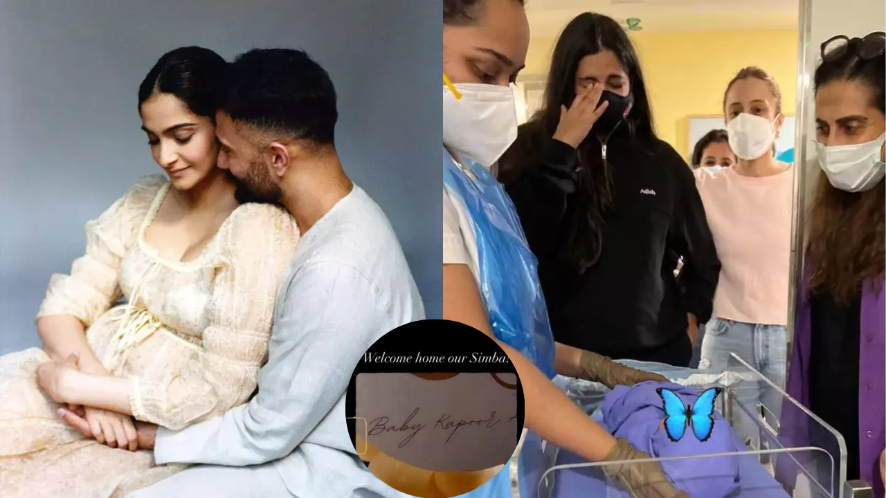 ‘Welcome home our Simba’: Rhea shares glimpses of Kapoor family’s lovely welcome for Sonam-Anand ...