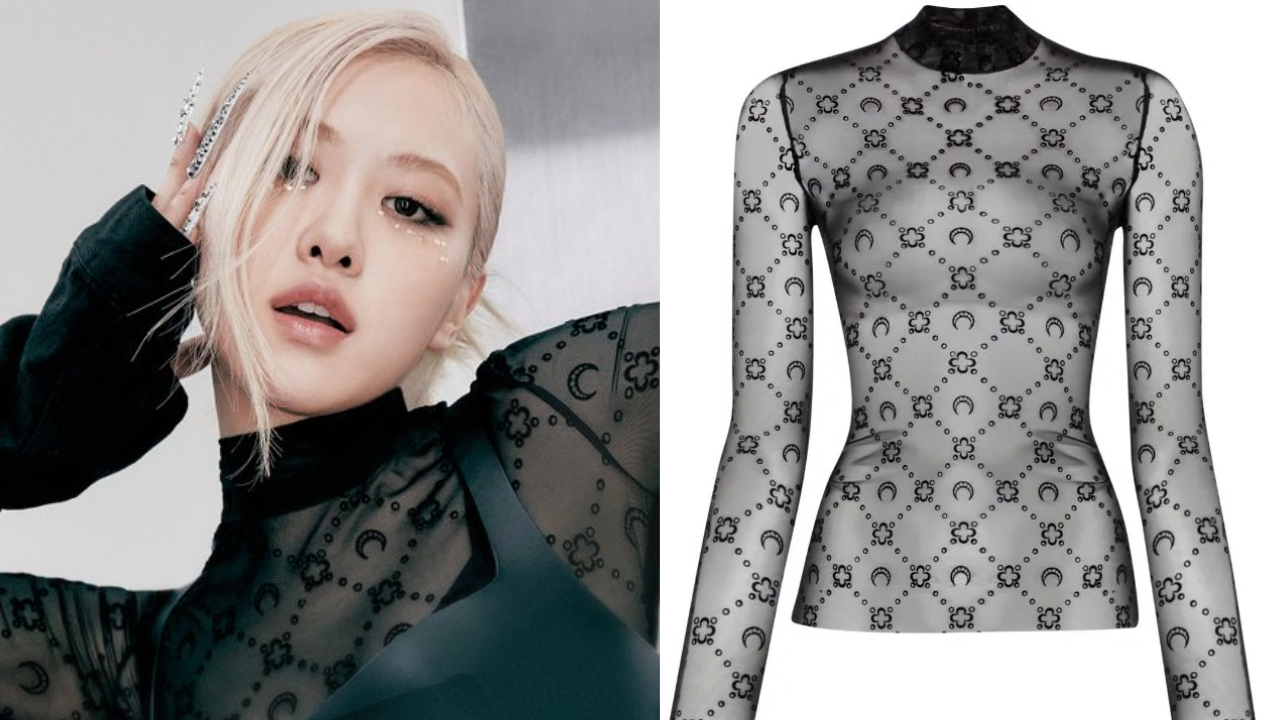 Rosé’s statement mesh top from Blackpink’s Born Pink concept photos ...
