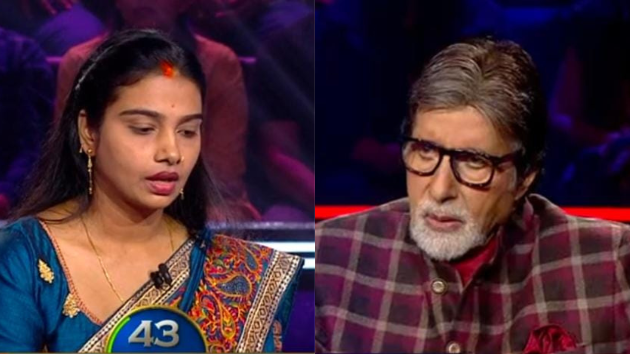 Rajani Mishra: Kaun Banega Crorepati 14 : West Bengal's Rajani Mishra fails to answer THIS ...