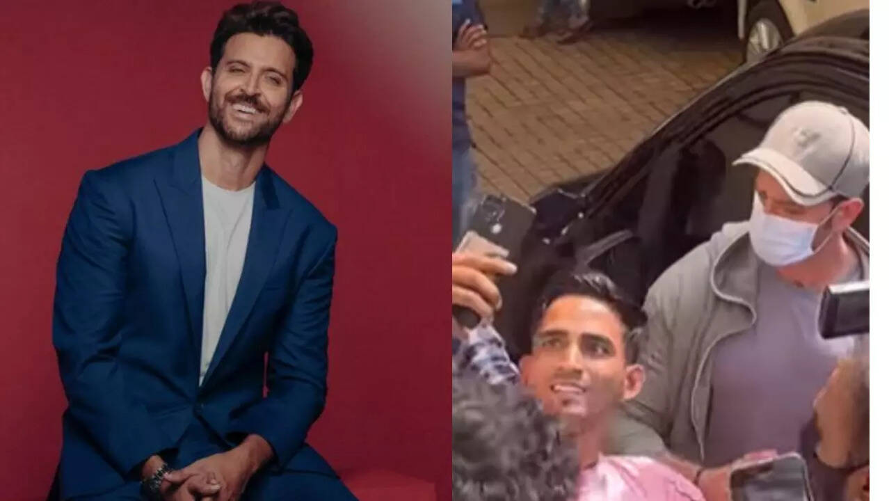Hrithik Roshan gets angry at fan after he tries to forcefully take a selfie: 'Kya kar raha hai ...