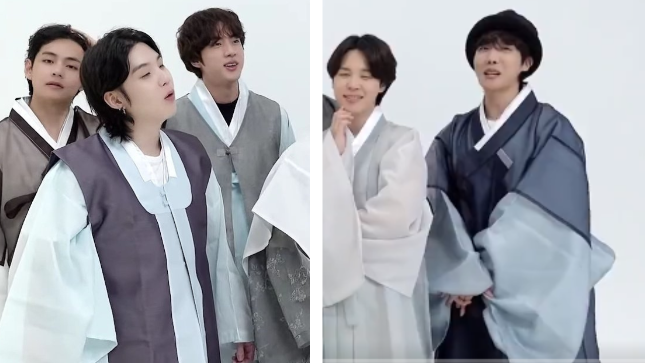 BTS' J-Hope receives a pout from Suga as he chooses Jin's song Moon as ...