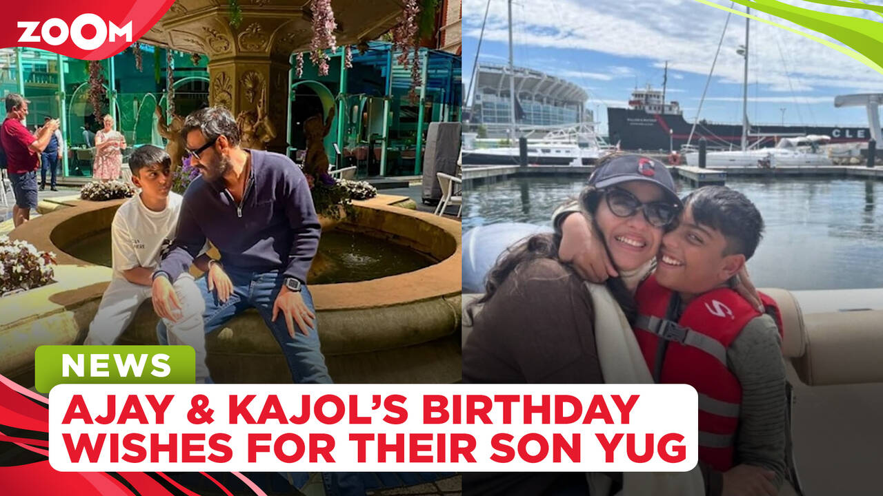 Ajay Devgn and Kajol's SPECIAL birthday messages for their son Yug ...