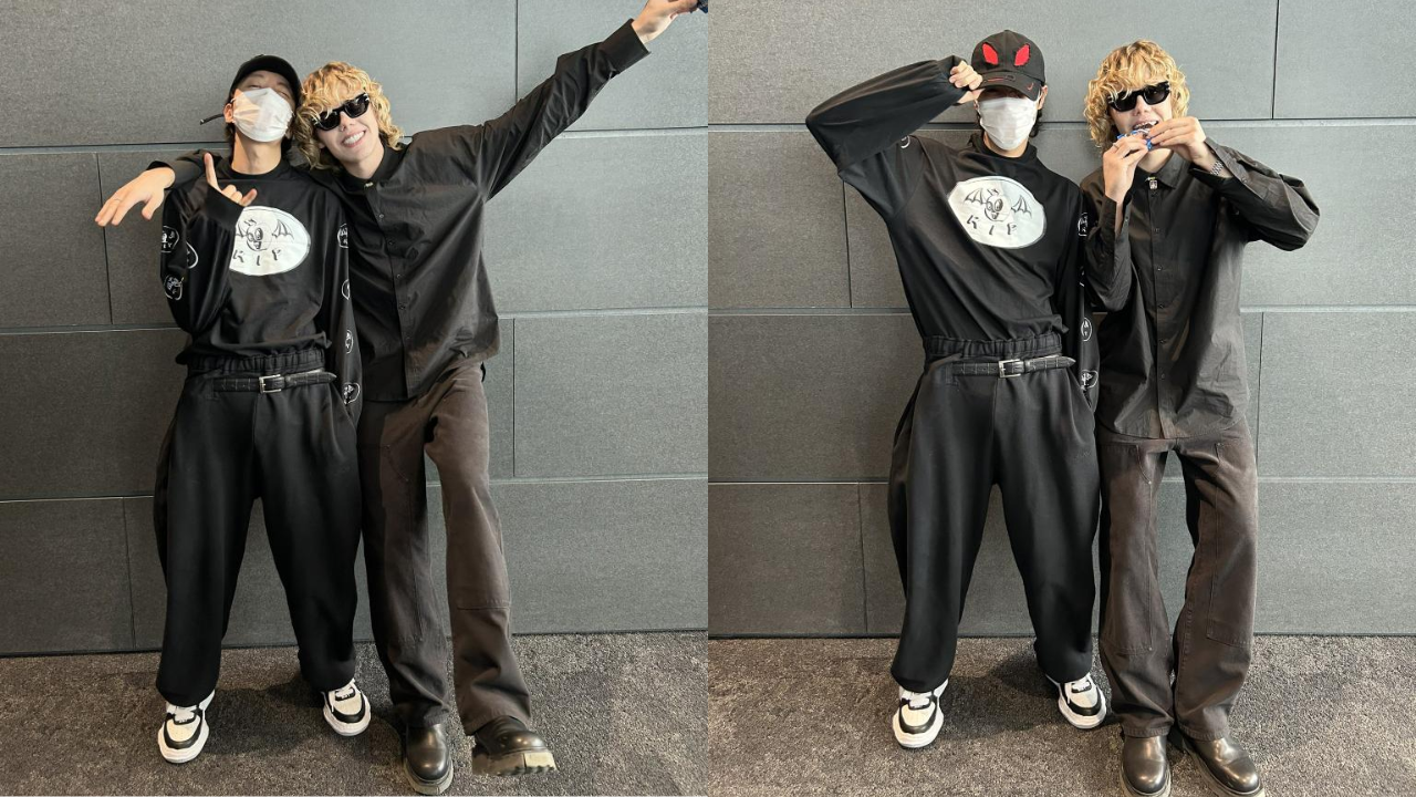 BTS’ J-Hope is the new rockstar in town as he poses with Kid Laroi in ...