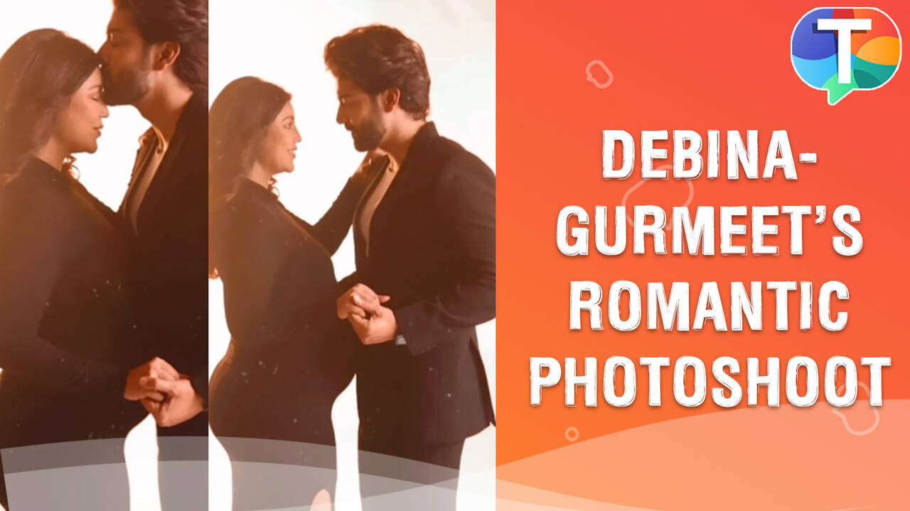 Debina Bonnerjee FLAUNTS her huge baby bump in romantic photoshoot with ...