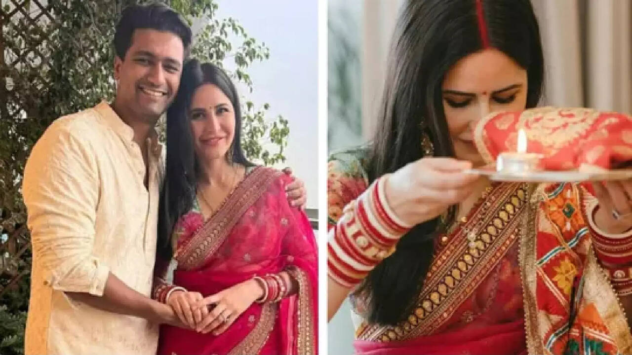 Katrina Kaif flaunts her sindoor and mangalsutra as she celebrates ... Katrina Kaif flaunts her sindoor and mangalsutra as she celebrates ...