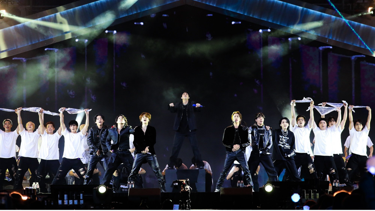 Manbun Suga, long hair JK and more: V surprises ARMY with dance ...