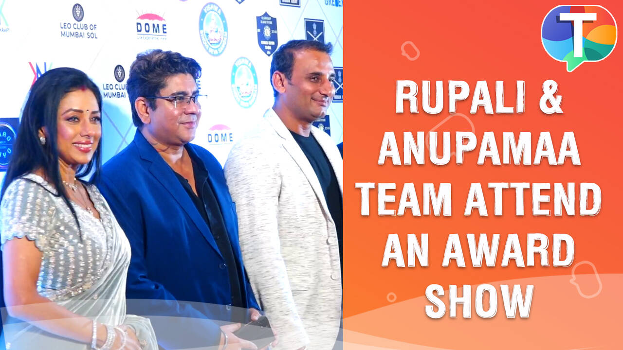 Rupali Ganguly, producer Rajan Shahi and Anupamaa team attend an award ...