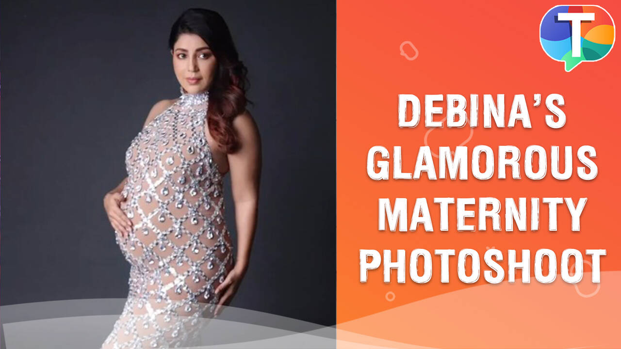 Mom To Be Debina Bonnerjees Sparkling Maternity Photoshoot Video Goes