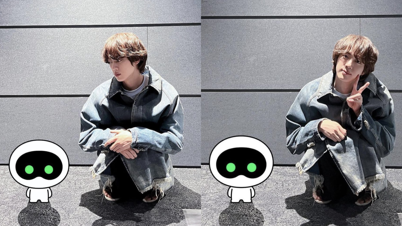 Jin’s first post with Wootteo is here! ARMY can’t get over BTS star’s ...