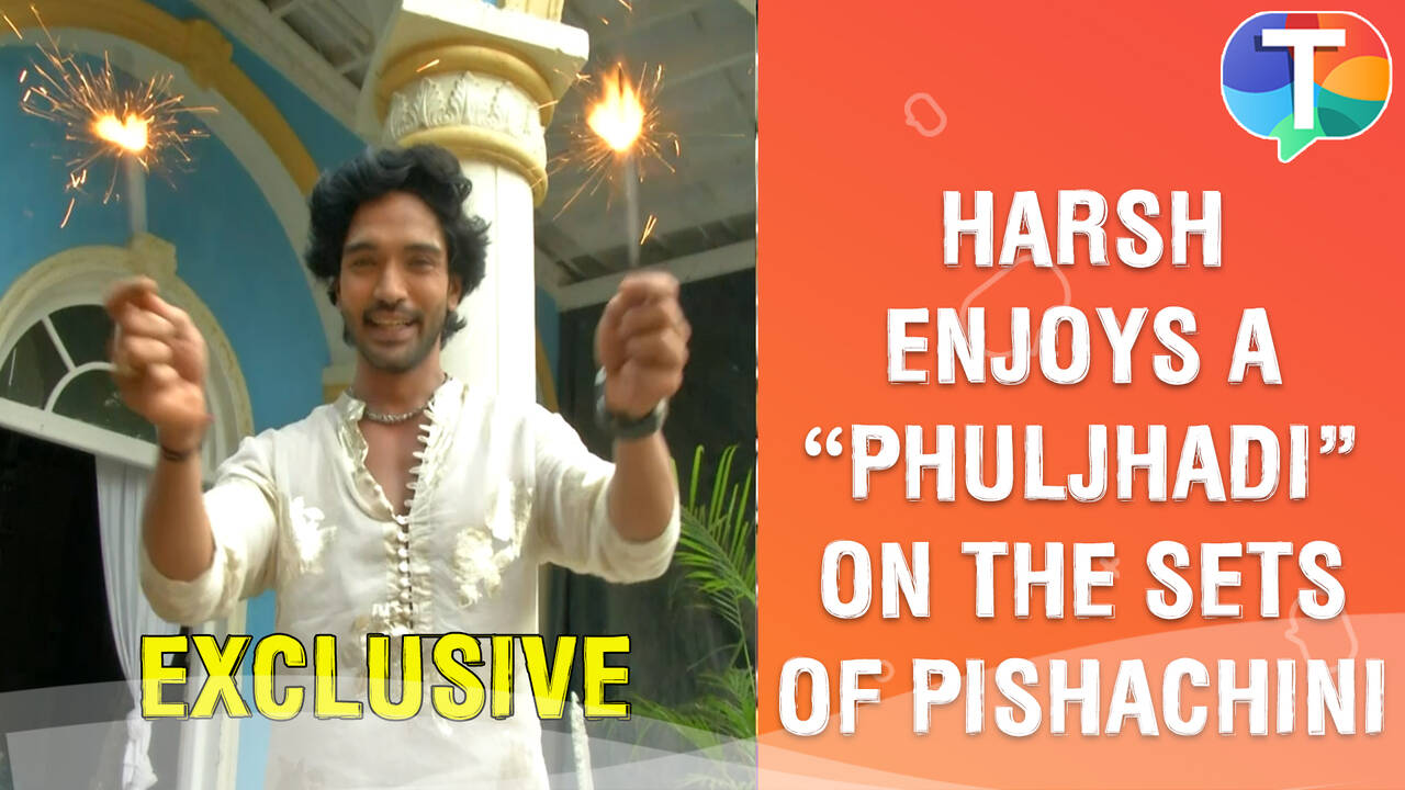 Harsh Rajput BURSTS “Phuljhadi” and celebrates Diwali on the sets of ...