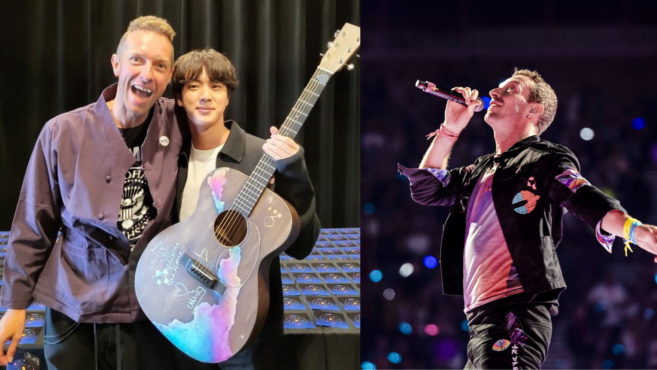 BTS’ Jin jams to My Universe as he enjoys Coldplay’s concert in ...