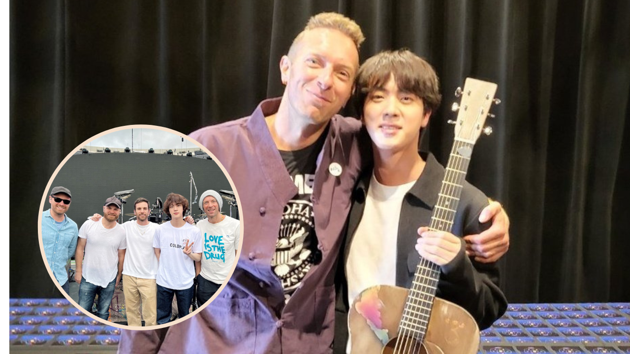 Jin X Coldplay at rehearsals in Argentina is the only serotonin boost ...