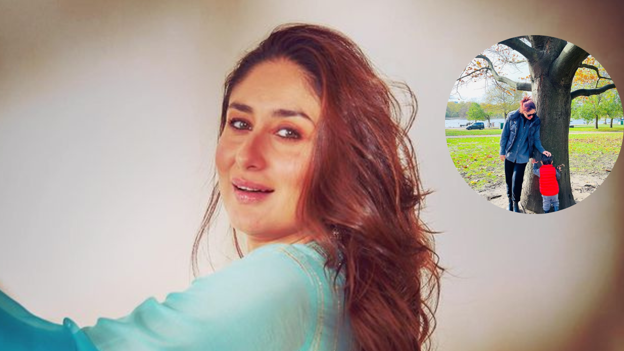 Kareena Kapoor shares pics with son Jeh as she chills with him in ...