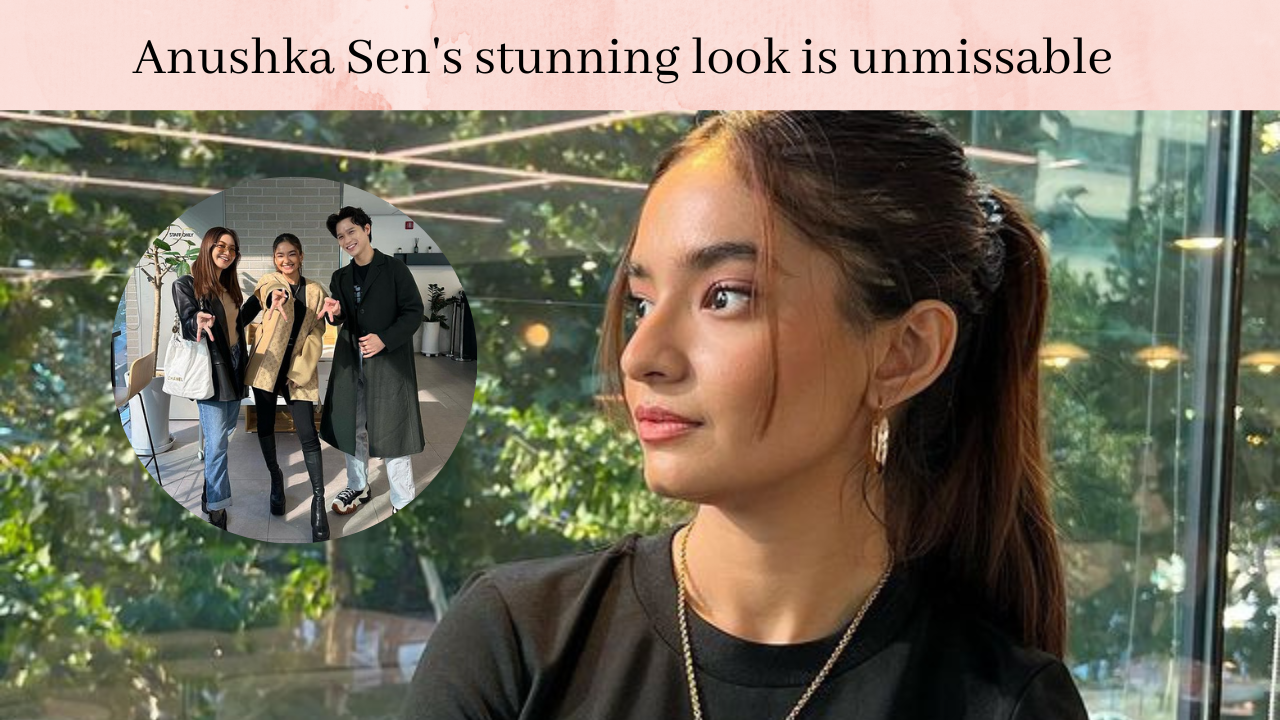 One Asia: Anushka Sen rocks an all black look as she announces title of ...