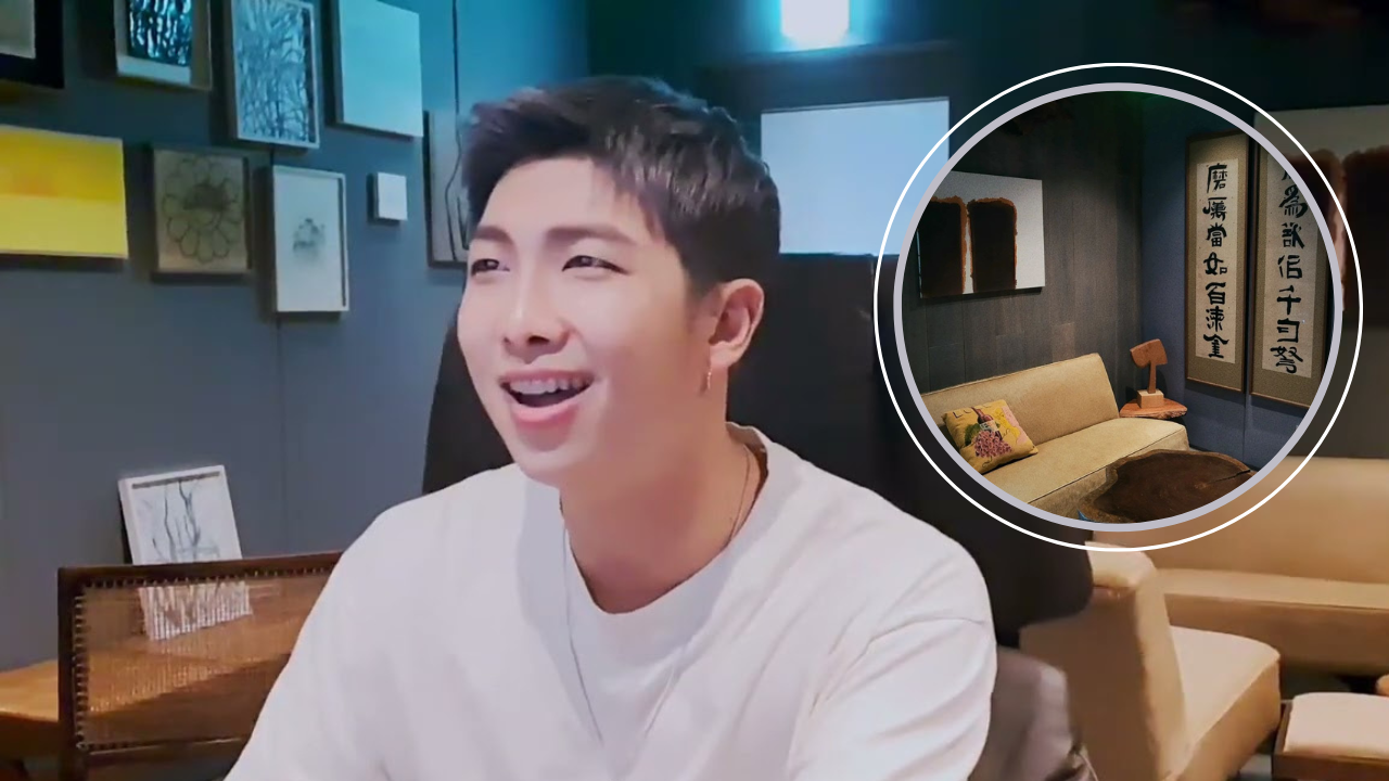 Step inside BTS star RM's luxurious music studio - see all the pics the rapper has ever shared