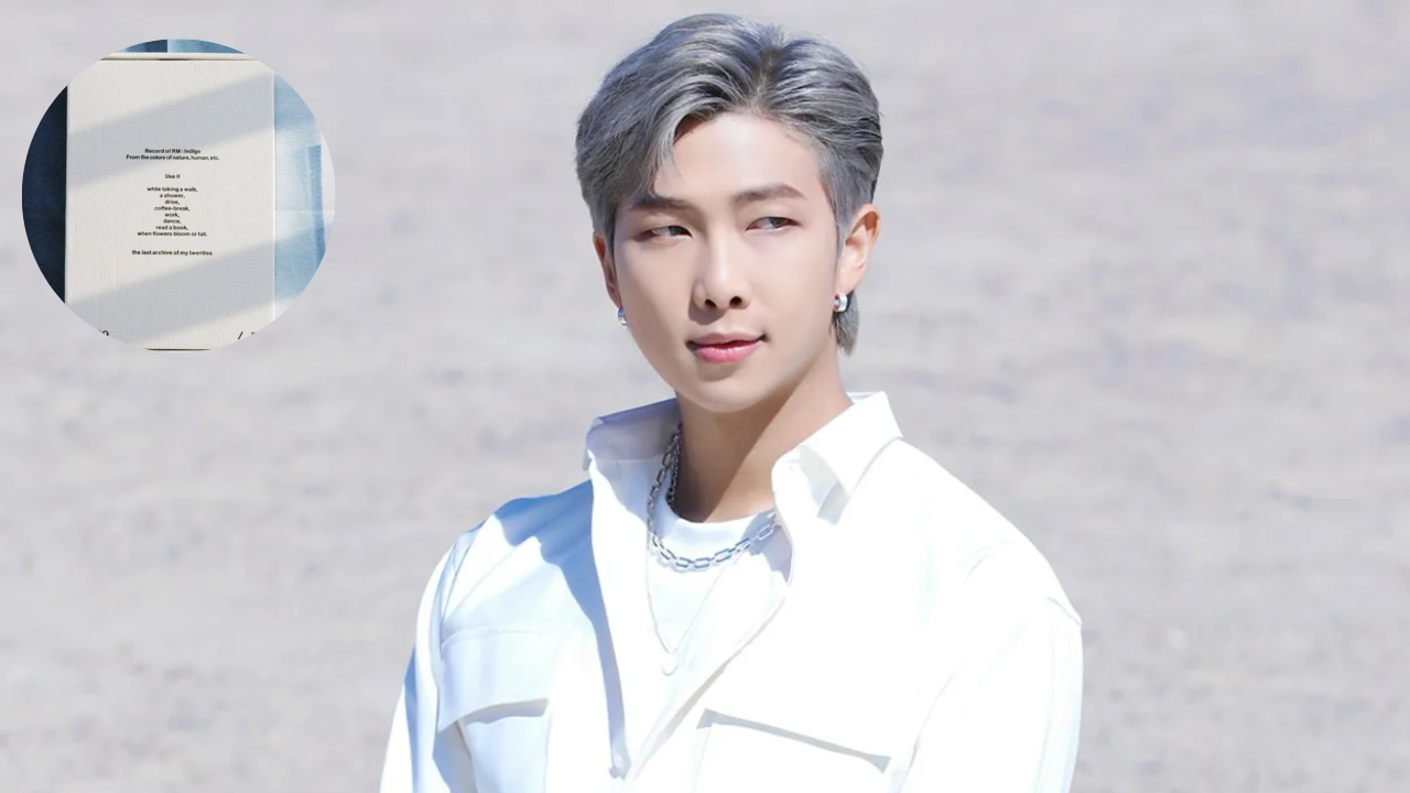 BTS' RM unveils beautiful hint for upcoming solo album Indigo as he ...
