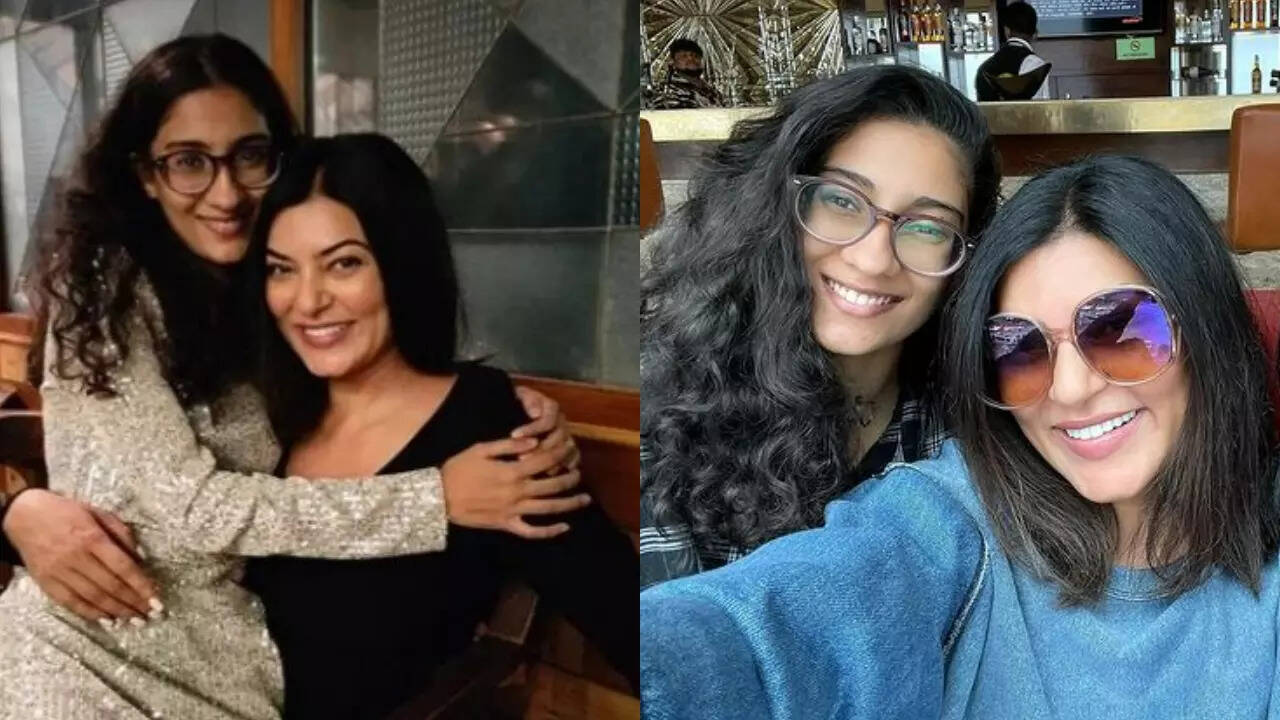 Sushmita Sen has the cutest reaction as daughter Renee wishes her on ...